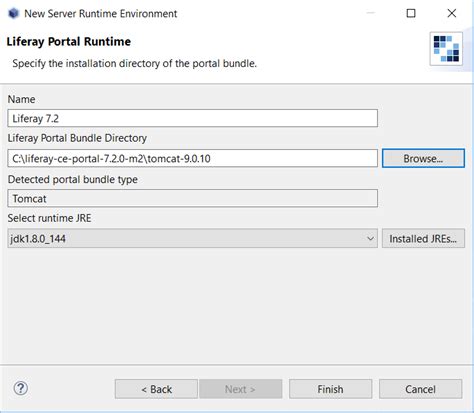 Installing A Liferay Server In Dev Studio Liferay Help Center