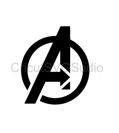 Avengers Logo Svg File Etsy