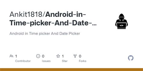 Github Ankit1818android In Time Picker And Date Picker Android In