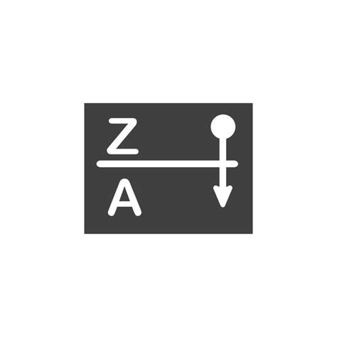 database server sort vector icon element of data for mobile concept