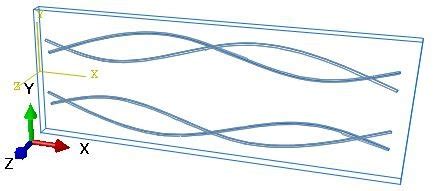 Representative Volume Element With Waviness 0 1 Download Scientific Diagram