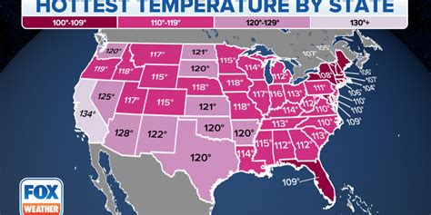 These Are The All Time Hottest Temperatures Ever Recorded In Each State