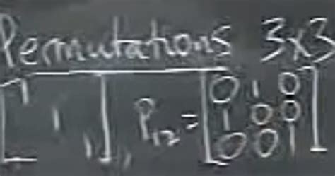 Sonny不讀不行 Linear Algebra筆記6 Permutation And Transpose