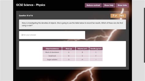 Solved Mary Is Investigating The Densities Of Objects She Is Going To Use The Table Below To