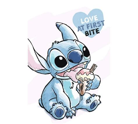Someones In A Makro Lilo And Stitch Love At First Bite 61 X 91 5cm