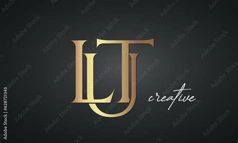 Luxury Letters Lut Golden Logo Icon Premium Monogram Creative Royal