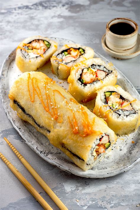 Fried Shrimp Sushi