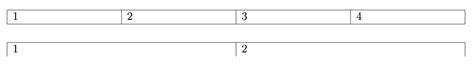 spacing 1 5 1 5 3 difficulties aligning columns in tables tex