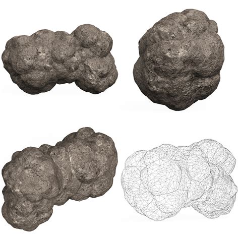 Artstation 10 Game Ready Mud Rock Collection Resources