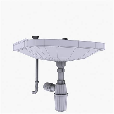 Sink 3d Model 9 3ds Fbx Obj Max Free3d