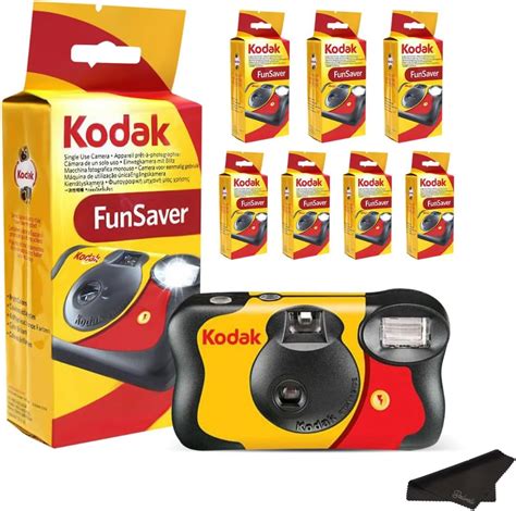 Kodak Funsaver Disposable Camera Bulk one time Single use 7-Pack 27exp ...