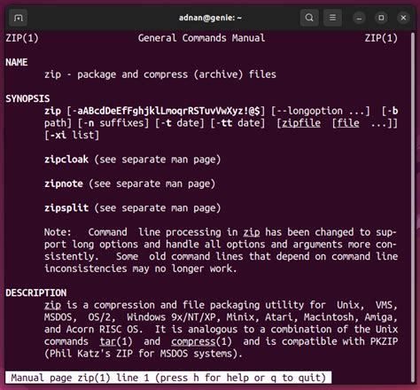 How To Zip A Folder In Ubuntu Linux Linux Genie