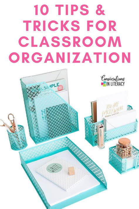 Tips Tricks For Classroom Organization Conversations In Literacy