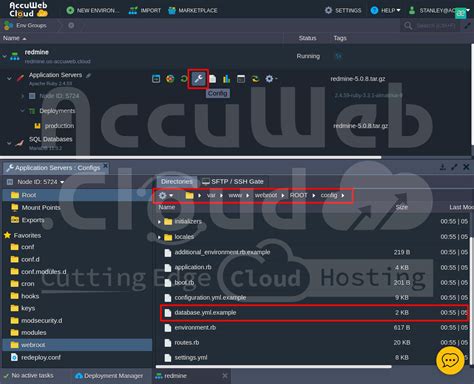 Deploy Redmine To Accuwebcloud Platform