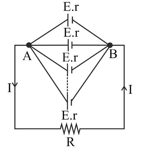 Derive Formula For The Current Obtained From A Number Of Identical Cells Connected In Parallel