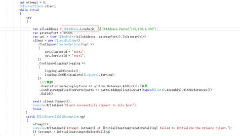 Environment Connections · Issue 4624 · Dotnet Orleans · Github