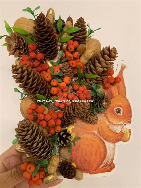 Белочка Осенняя Поделка Fai Da Te E Hobby Fai Da Te Bambini