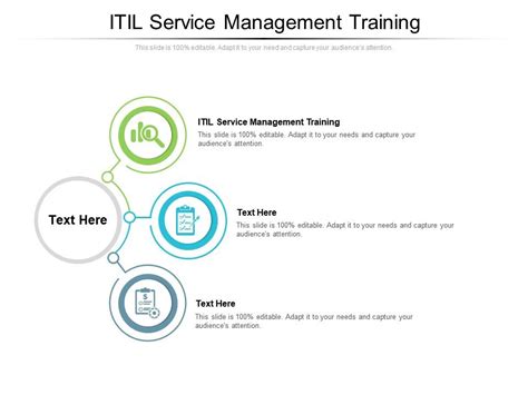 itil service management training ppt powerpoint presentation file