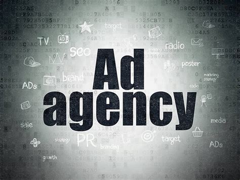 digital data paper background with ad agency advertising concept photo