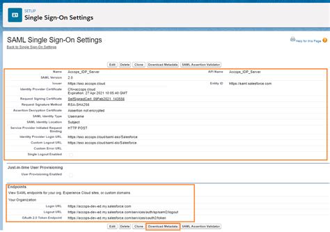Configuring Saml Sso For Salesforce Accops Hysecure 5 2 Knowledge Center