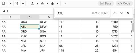 Edit Big CSV Files Row Zero