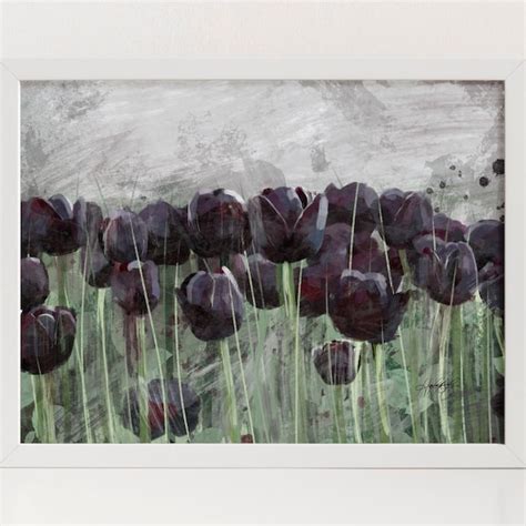 Black Tulip Art Etsy