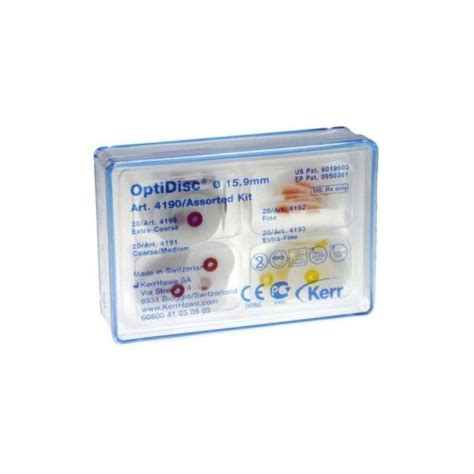 Optidisc Assorted Kit 80 Discuri 15 9mm Kerr Dental Dentotal Protect