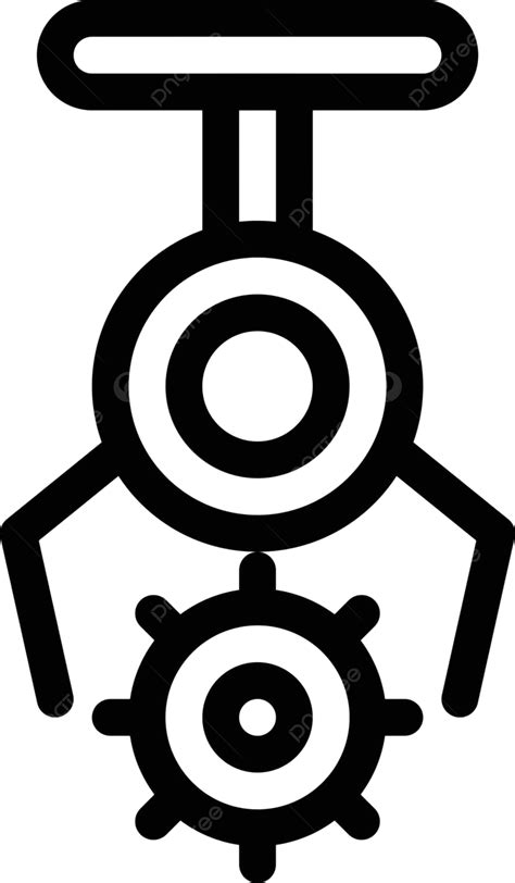 Picking Construction Hydraulic Hook Vector Construction Hydraulic