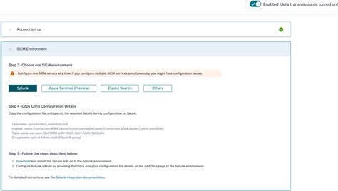 Splunk Integration Citrix Analytics For Security