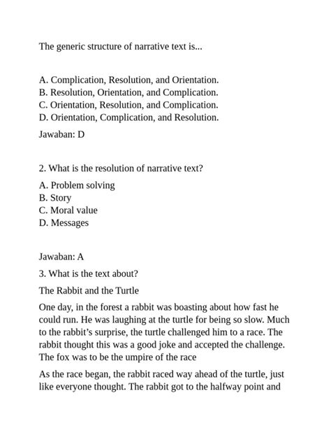 The Generic Structure Of Narrative Text Is Pdf