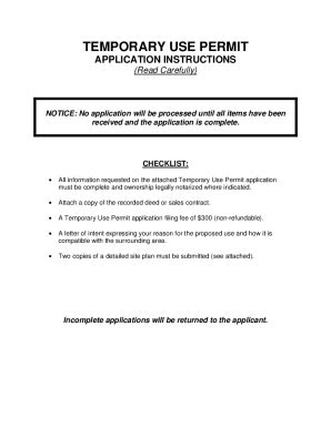 Fillable Online Conditional Use Permit UP Fax Email Print PdfFiller