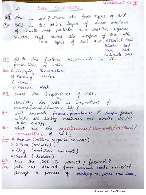 Soil Resources X Pdf