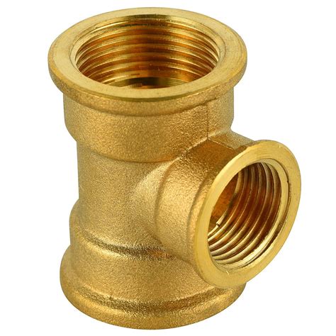 Brass Fittings Brass Bronze Female Tees With Compression Fittings Pipe Fitting And Fitting