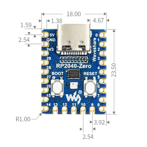 Waveshare Rp2040 Zero Erelement
