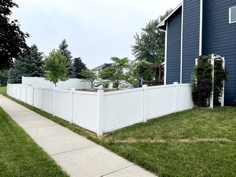 White Vinyl Privacy Fences