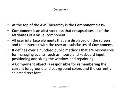 Awt Controls Ppt Ppt Programming Languages Computing