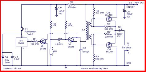 36 Rangkaian Skema Pcb Intercom Gambar Minimalis
