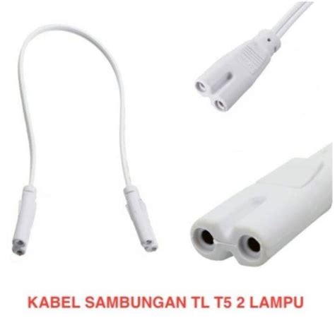 Socket Lampu T5 Soket Kabel Power Angka 8 Penyambung T5 2 Arah 2 Lampu 2 Pin Lazada Indonesia