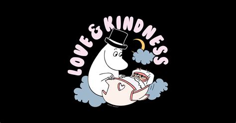 Moomin Love And Kindness Moominpappa With Baby Moomin Posters And Art Prints Teepublic