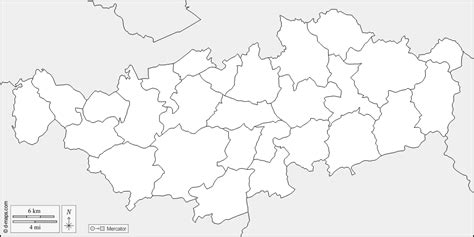 Province Du Brabant Wallon D Carte Géographique Gratuite Carte Géographique Muette