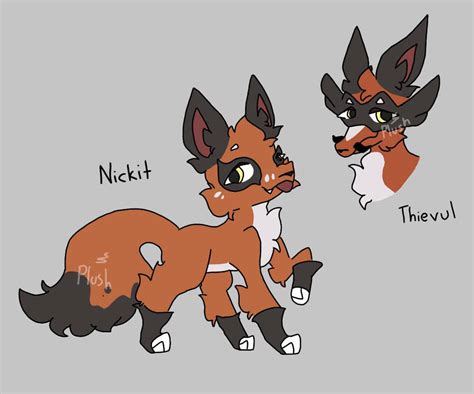 Nickit And Thievul By Piilushi On Deviantart