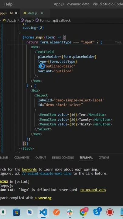 Json Dynamic Data Binding React Js Youtube