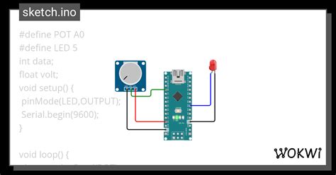 Pot Wokwi Esp32 Stm32 Arduino Simulator