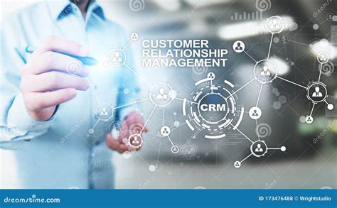 Crm Customer Relationship Management Automation System Software Business And Technology