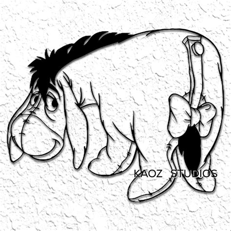 Drawings Of Eeyore From Winnie The Pooh