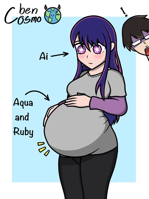 Pregnant Ai Hoshino Oshi No Ko By Bencosmo On Deviantart