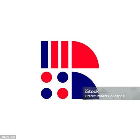 줄무늬 사각형 및 원 벡터 기하학적 문자 B 알파벳 B에 대한 스톡 벡터 아트 및 기타 이미지 알파벳 B 로고 표지판