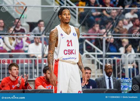 William Clyburn Team Cska Moscow Editorial Image Image Of League
