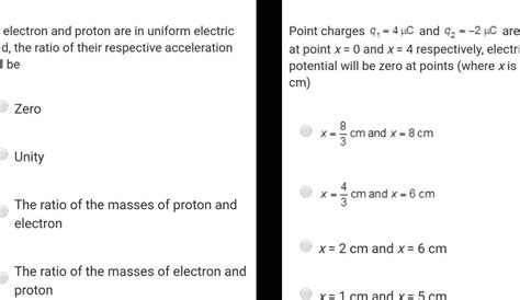 [answered] Electron And Proton Are In Uniform Electric Id The Ratio Of