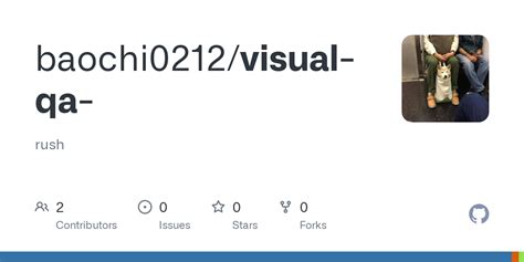 Github Baochi0212visual Qa Rush